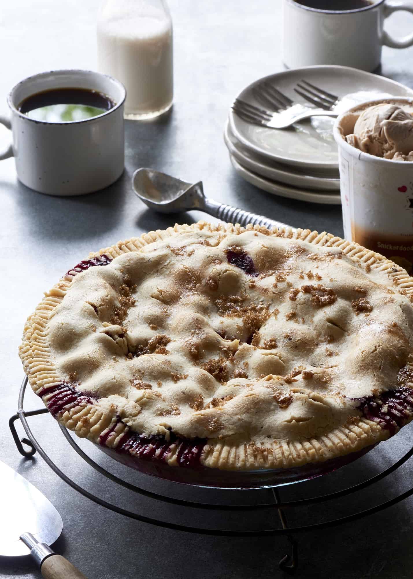 The Best Gluten Free Vegan Berry Pie - The Blender Girl