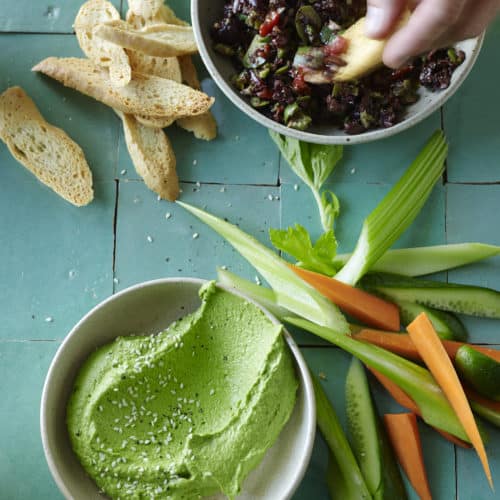 Epic Edamame Dip - The Blender Girl