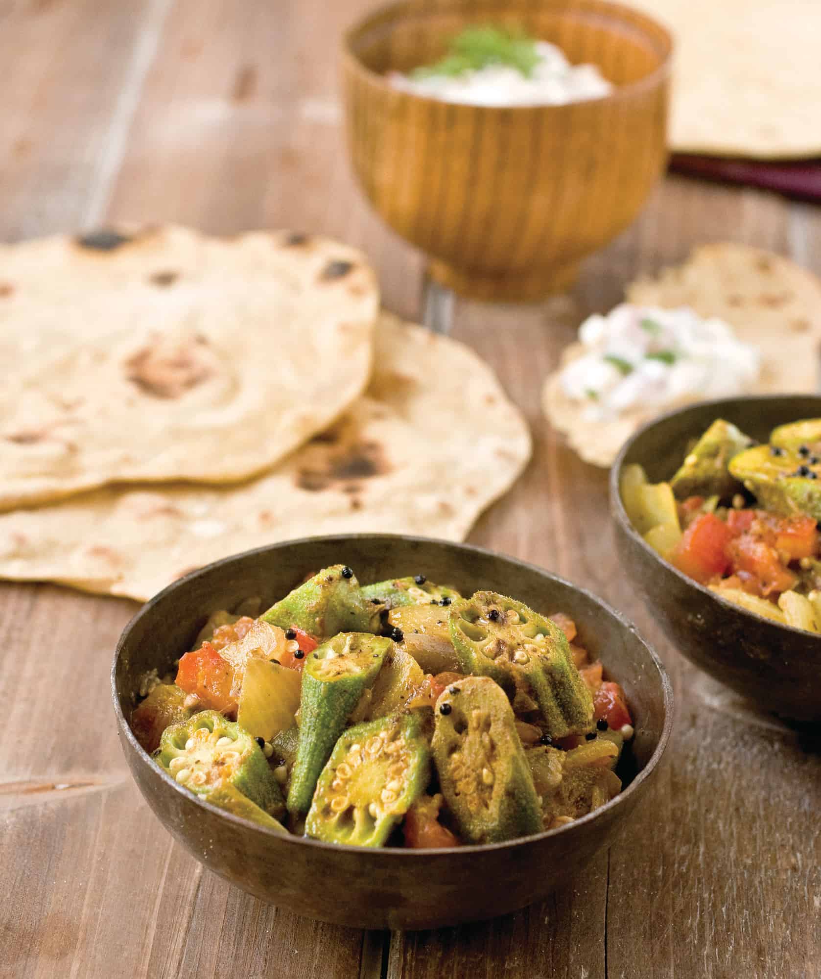 Okra Masala - Bindi Bhaji {Vegan + Gluten-Free} - The Blender Girl