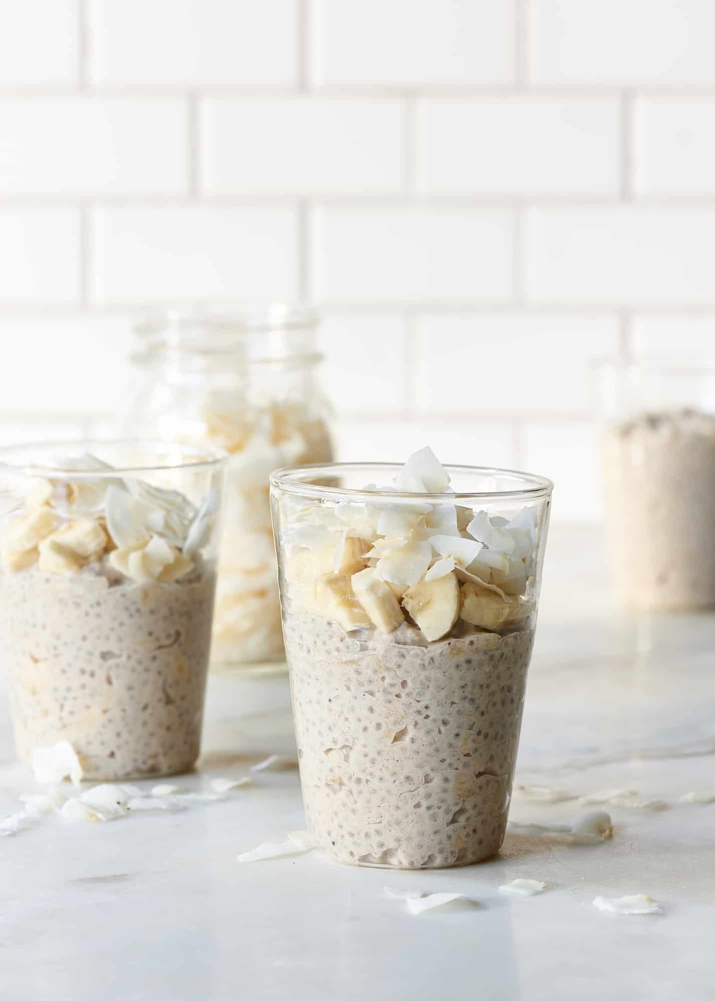 Banana Coconut Chia Pudding {Vegan + Paleo-Friendly} - The Blender Girl
