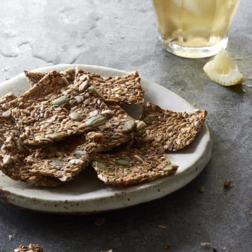 Mexican Raw Dehydrated Crackers - The Blender Girl