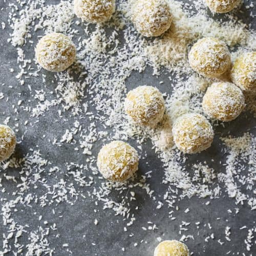 Mango Coconut Balls - The Blender Girl
