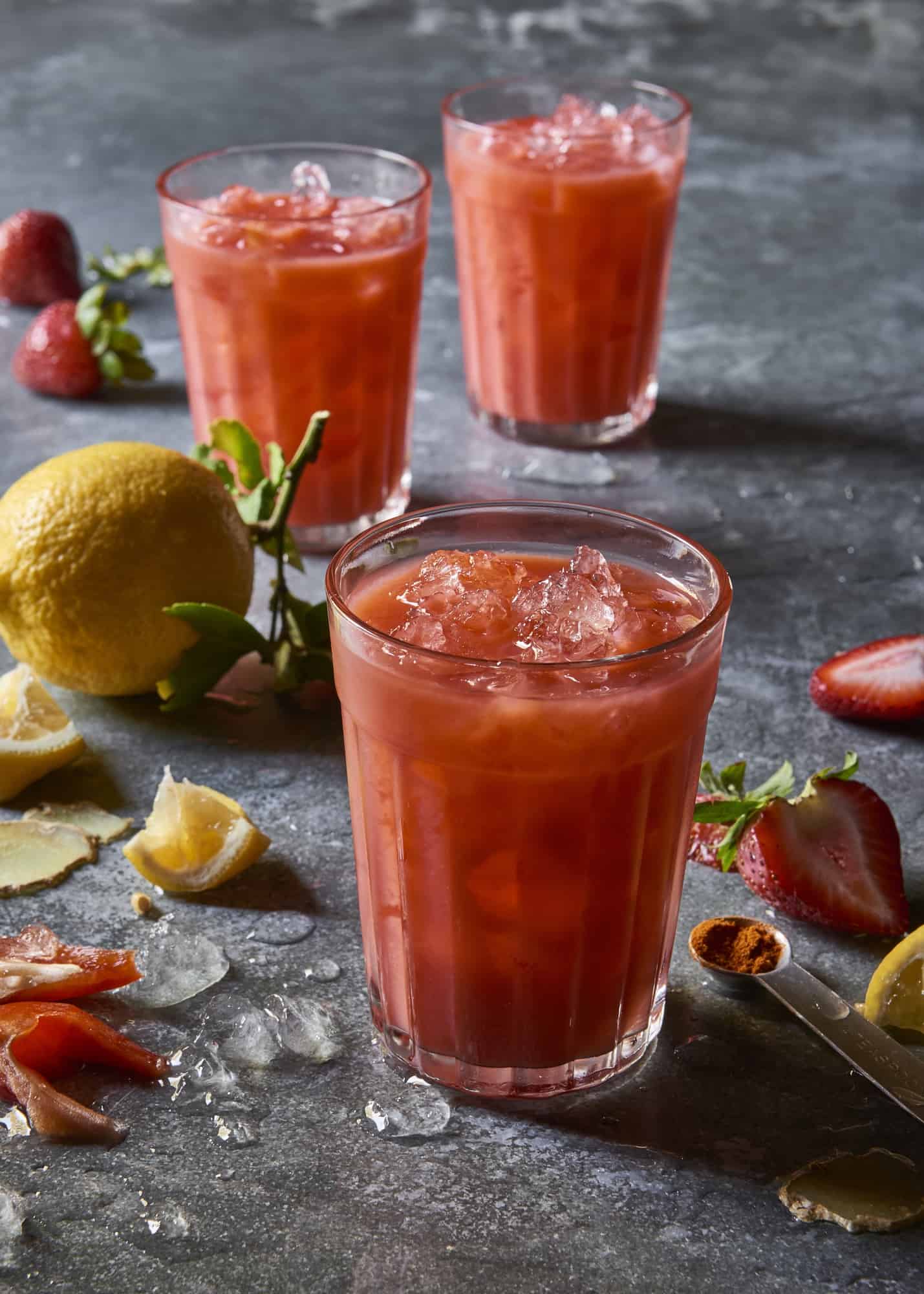 Spicy Strawberry Lemonade with a Twist - The Blender Girl