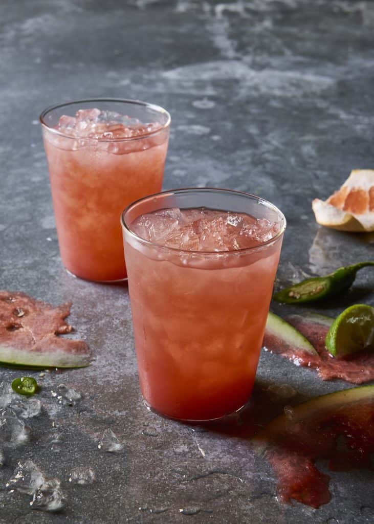 Lime Chile Grapefruit Watermelon Juice - The Blender Girl