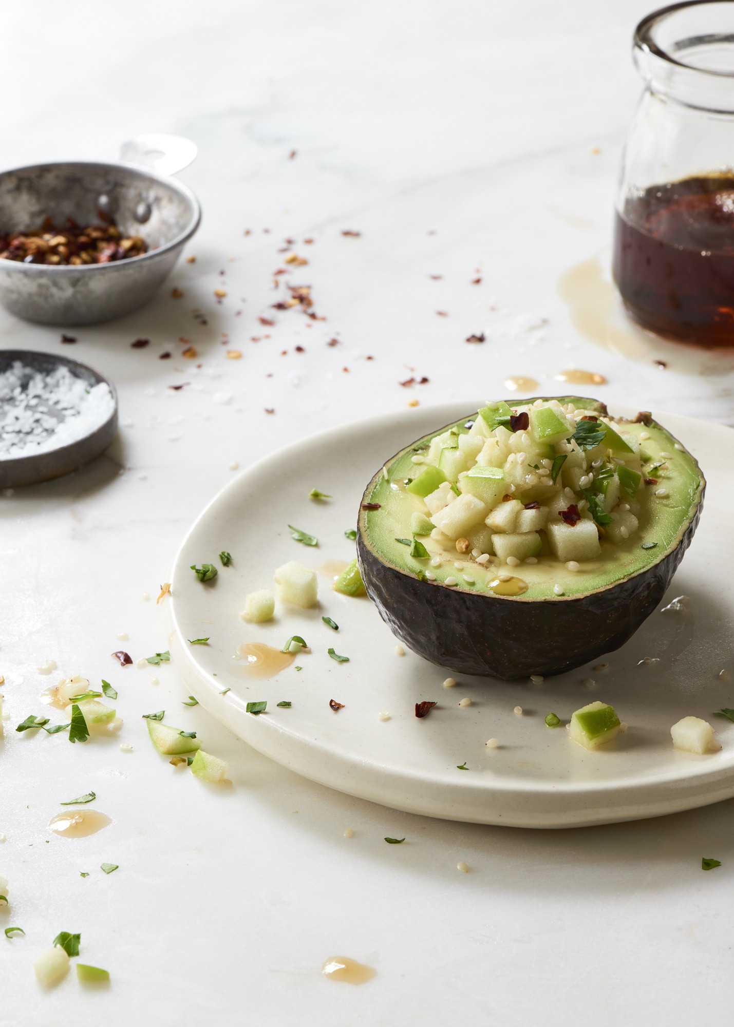 Sesame Apple Avocado Salad {Vegan + Paleo + GF} - The Blender Girl